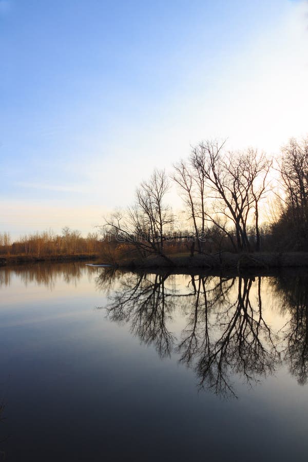 River in spring stock image. Image of pond, water, forest - 51403989