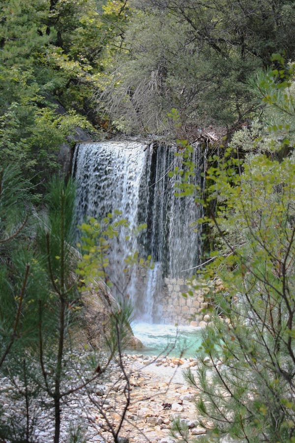 River and Springs in Pozar Thermal Baths Aridaia Greece Stock Image ...