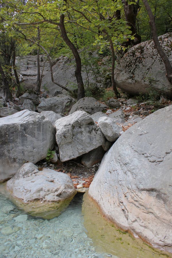 River and Springs in Pozar Thermal Baths Aridaia Greece Stock Photo ...