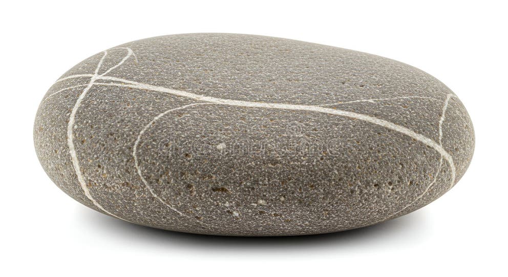 Smooth River Stone with Unique Texture Stock Image - Image of unique ...