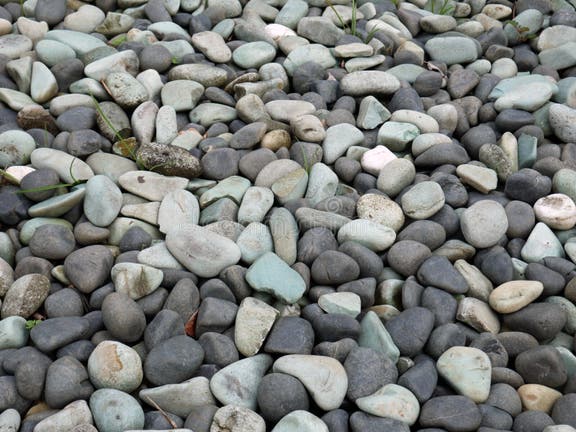 River Stones in Different Shades of Gray Stock Image - Image of gravel ...