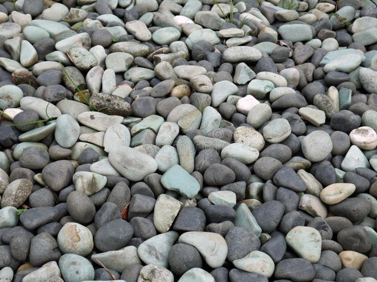 River Stones in Different Shades of Gray Stock Image - Image of gravel ...