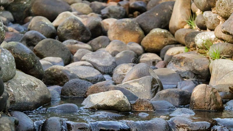 River Stones in the River Flow Stock Photo - Image of lake, backgrounds ...