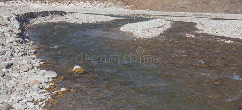 River stones in the water. stock photo. Image of pebble - 90924858