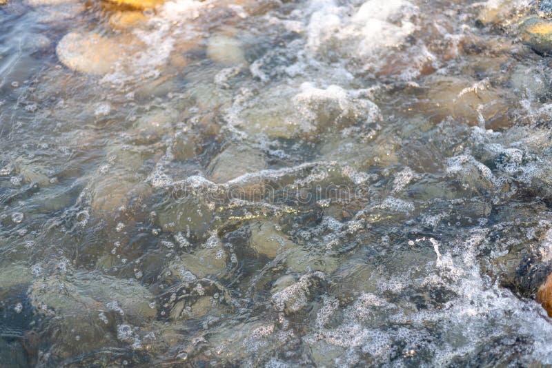 A River Stream with Fast Flowing Water Stock Photo - Image of stone ...