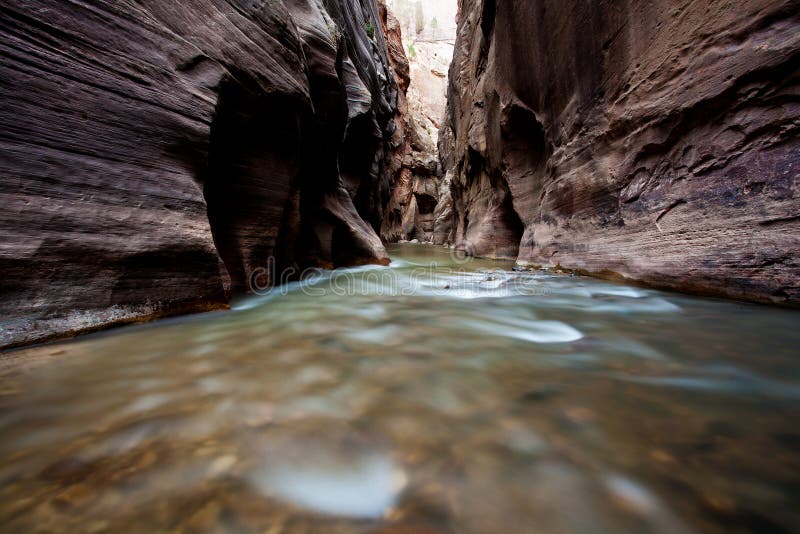 River Stream Inside the Canyon Stock Image - Image of national ...