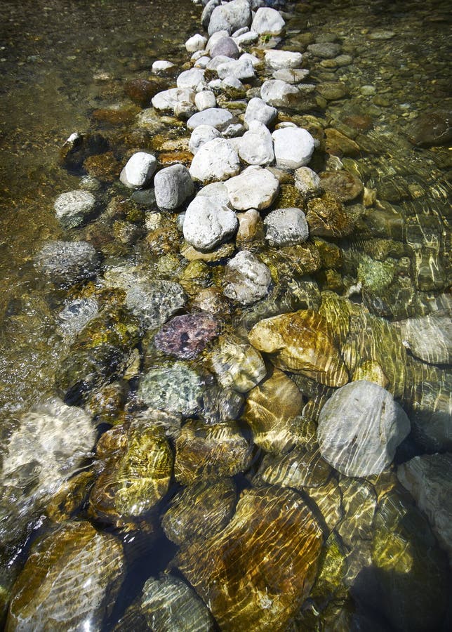 A River Stream with Pebbles Stock Photo - Image of river, colorfull ...