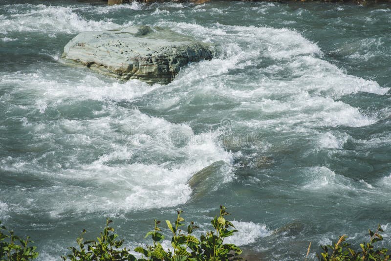River Stream Waterfall in Forest Landscape Stock Photo - Image of rapid ...
