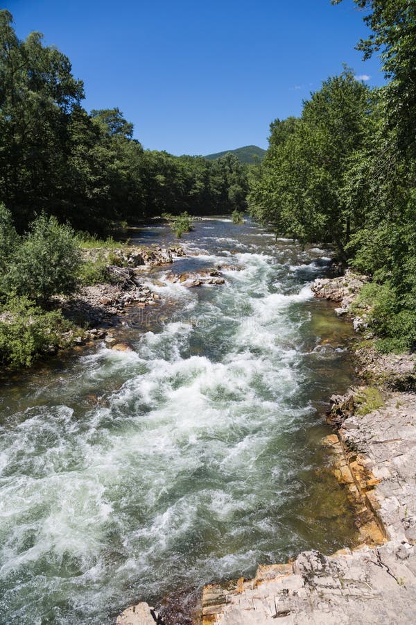 River summer landscape stock photo. Image of scenery - 33930720