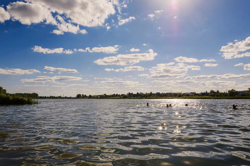 The River is a Summer Sunny Day Editorial Photography - Image of ...