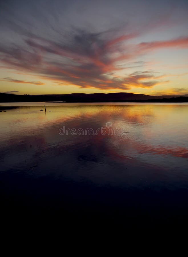 River with sunset light stock photo. Image of peace, harmony - 42703094