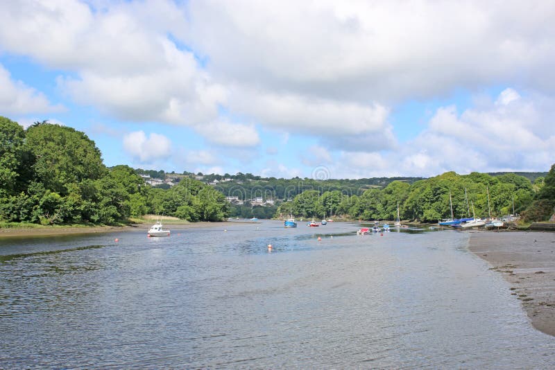 River Teifi, Wales stock photo. Image of yacht, boat - 84982682