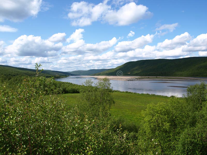 River Tenojoki stock photo. Image of finland, wilderness - 11143408