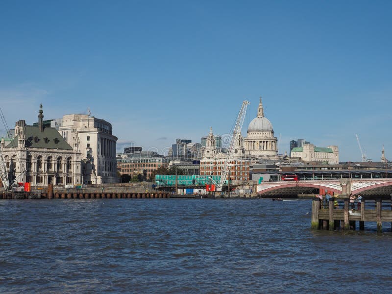 River Thames in London stock photo. Image of london - 163807944