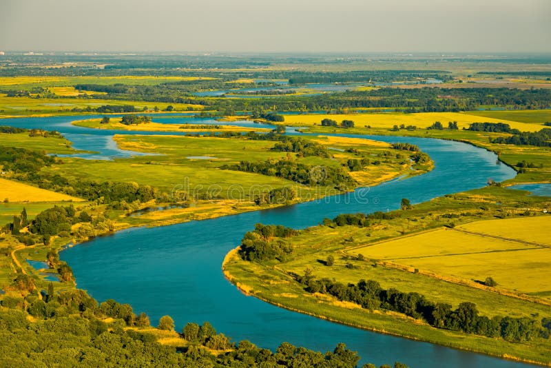 The river, top view stock photo. Image of landscapes - 53137132