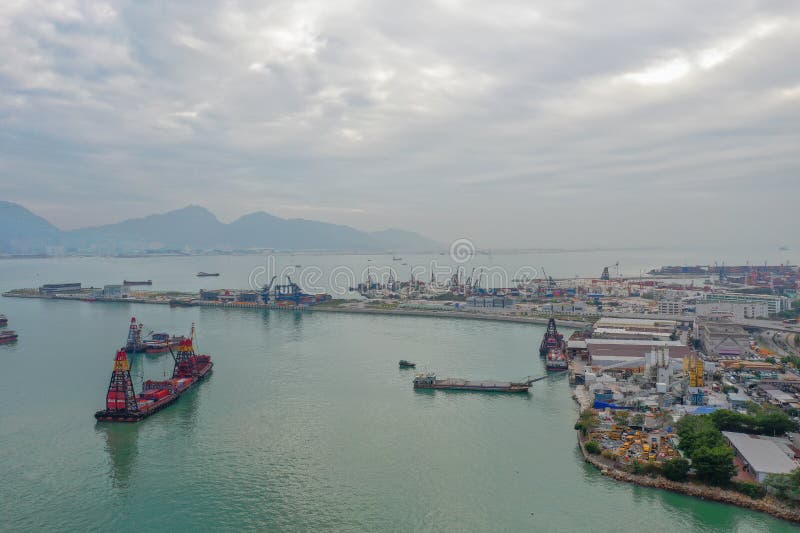 River Trade Terminal , the Pillar Point, Tuen Mun, Hong Kong 19 Dec ...