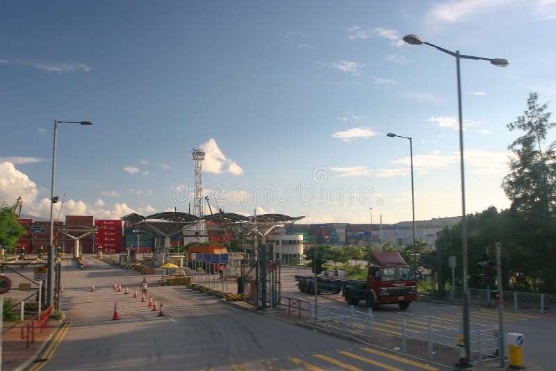 River Trade Terminal , the Pillar Point, Tuen Mun, Hong Kong 19 Dec ...