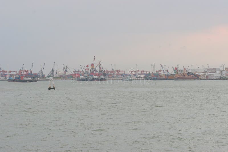 River Trade Terminal at Tuen Mun, Hk 11 June 2005 Editorial Photography ...