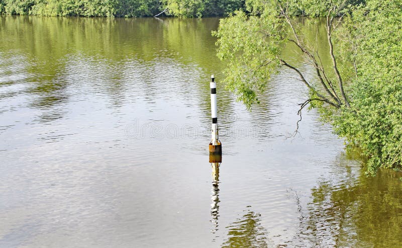 River Traffic Signs on the Russian River Stock Photo - Image of ...