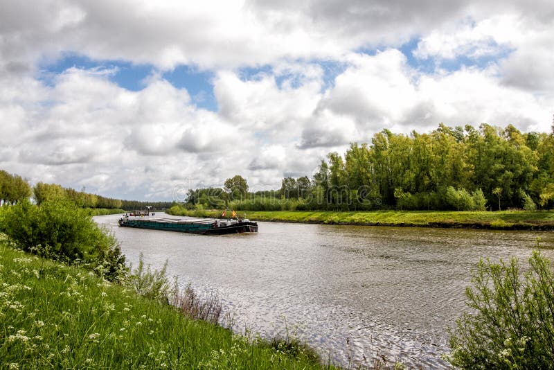 River transport stock photo. Image of blue, river, bulk - 31350424