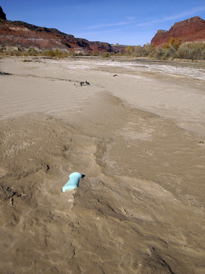 River Trash stock image. Image of rock, water, river - 22198577