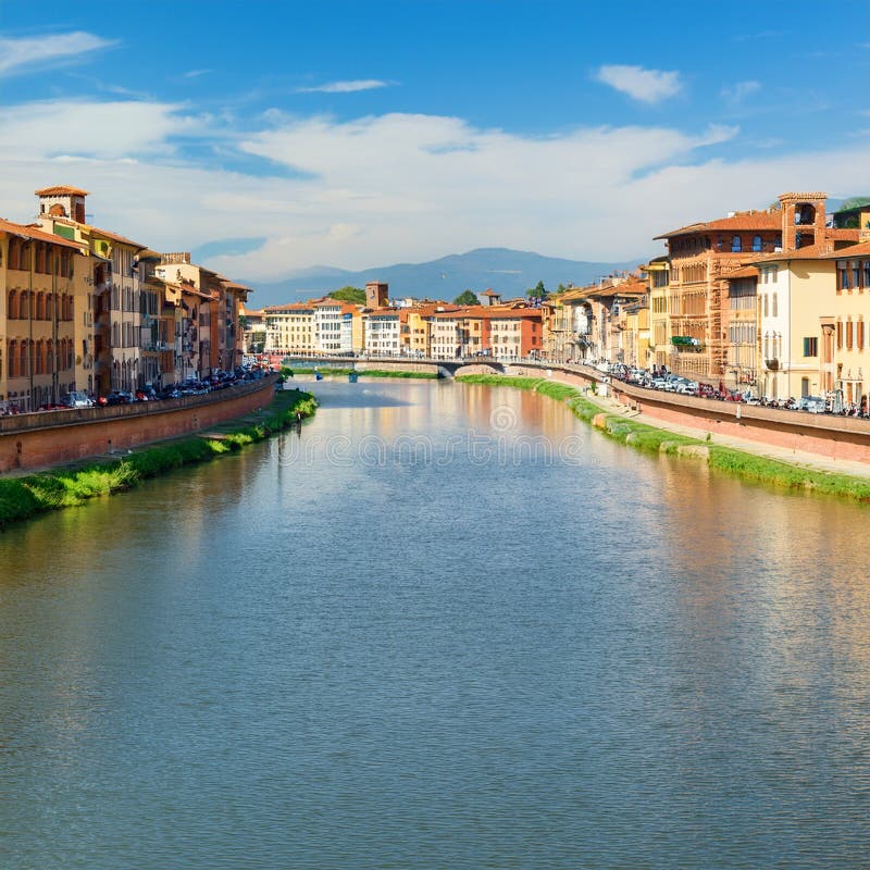 River in Tuscany AI Generated Stock Illustration - Illustration of ...