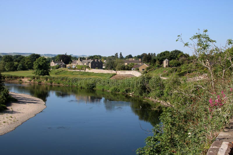 River Tweed at Coldstream, Scotland Stock Photo - Image of tweed ...