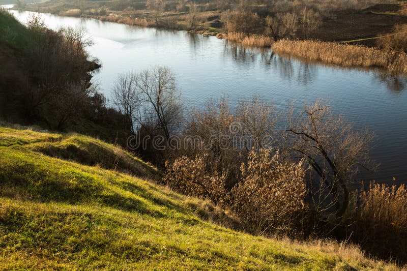 River in Ukraine Landscape, Nature of Europe Stock Image - Image of ...