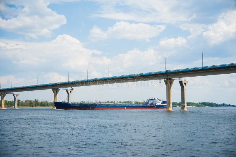 River under bridge stock image. Image of view, modern - 172796553