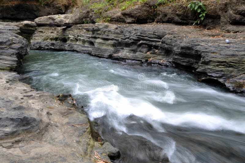 River With Rocks Under Bridge Surrounded By Green Leaf Trees During ...