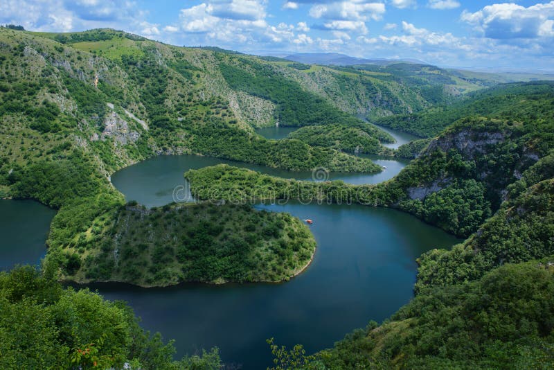 River,Uvac canyon stock photo. Image of europe, eagle - 103670762