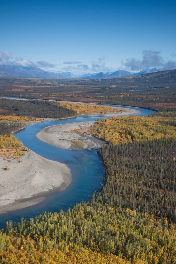 River through a Valley stock image. Image of forest, riverbank - 17418637