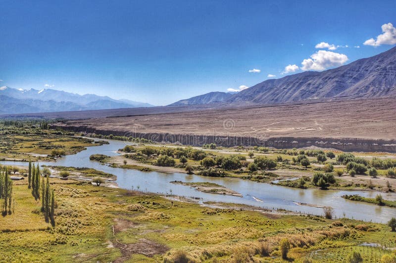 River valley stock image. Image of mountain, valley, river - 84884807