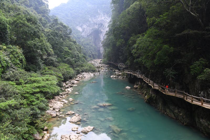 River in the valley stock image. Image of autumn, float - 160014657