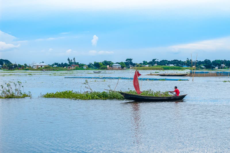 River view of Bangla editorial photo. Image of bangladesh - 194788026