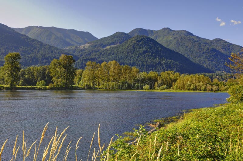 River View in the Countryside Stock Image - Image of grass, meadow ...