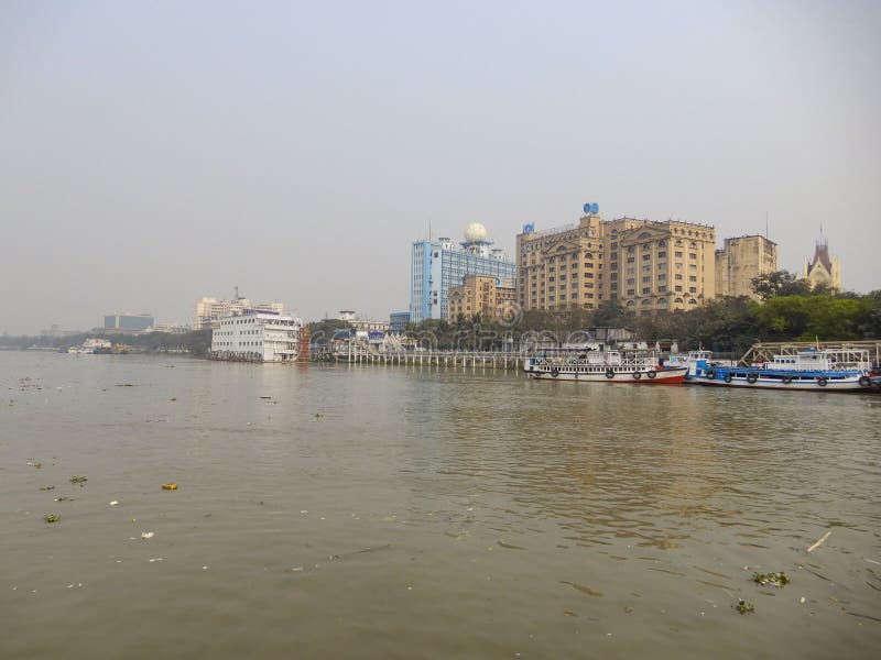 River view and ferry rides editorial stock photo. Image of bengal ...