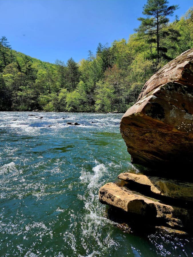 River View Obed Wild Scenic River Nature Scenic Art Stock Image - Image ...