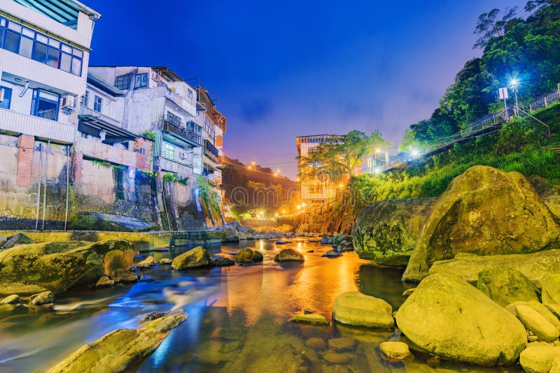 River View of Shiding District Stock Image - Image of residence ...