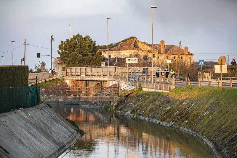 River Village Bridge Landscape Stock Photo - Image of city, historic ...