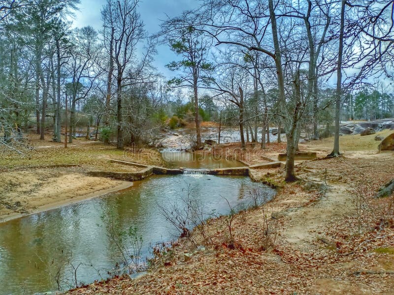River walkway Bridge path stock photo. Image of tree - 226670900