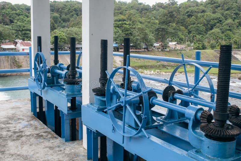 This is a River Water Control Device Stock Image - Image of industry ...