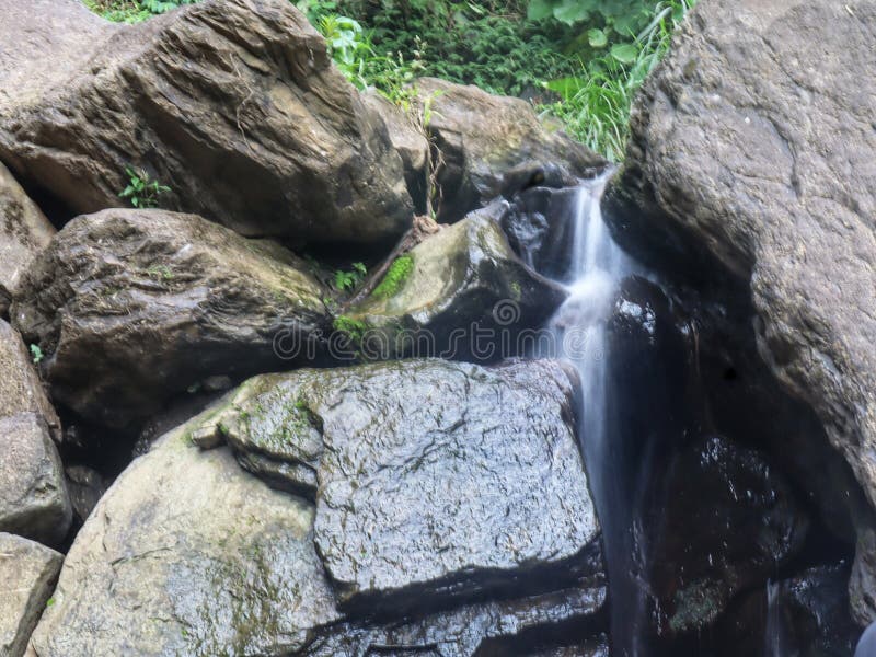 River Water Flowing through Rock Gaps Stock Photo - Image of landscape ...