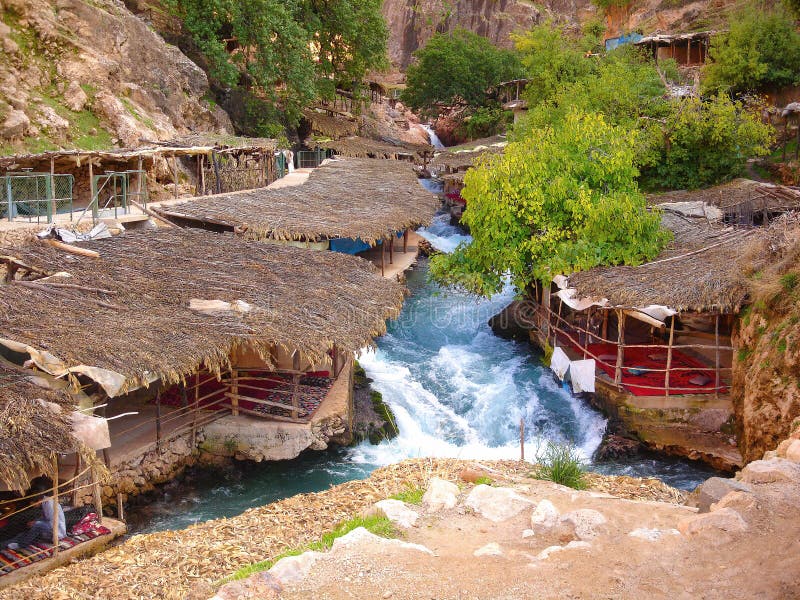 The River of Water Sources Oum Rabie Stock Image - Image of natural ...