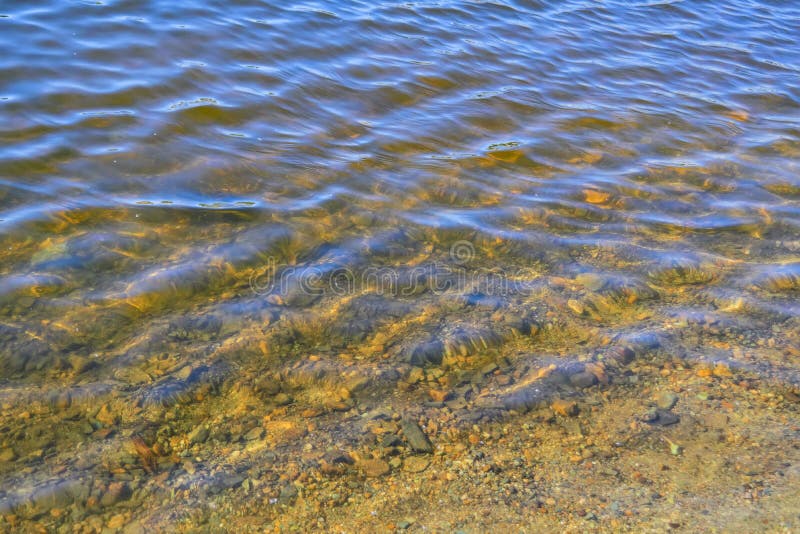 River Water Surface Texture on a Sunny Day Stock Image - Image of river ...