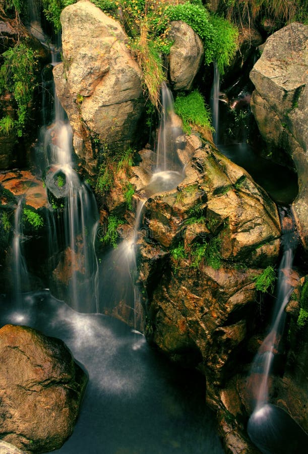 Magic Waterfall stock image. Image of magic, cascade - 16665621