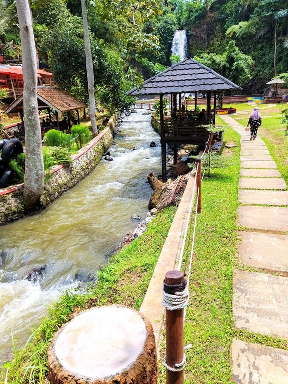 River between of Waterfall in East Java Editorial Photography - Image ...