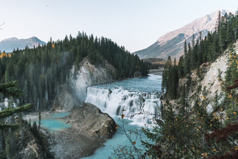 Waterfall in the Mountains of Adygea. Stock Image - Image of rapid ...