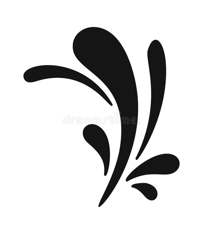 River Wave Ripple Water Stain Stock Vector - Illustration of design ...