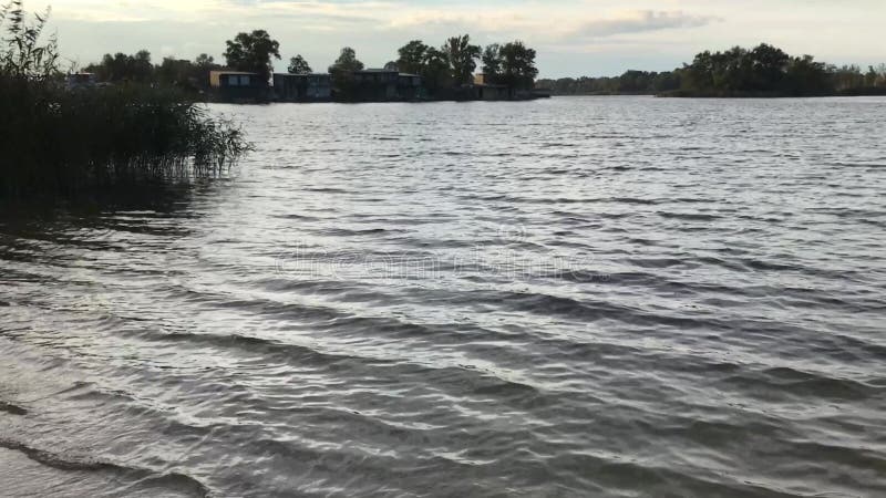 River Waves on Wild Sandy Beach Stock Footage - Video of river, spring ...